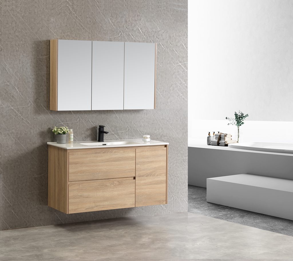 Caliber 1200 Vanity - Oak - The Bathroom Outlet